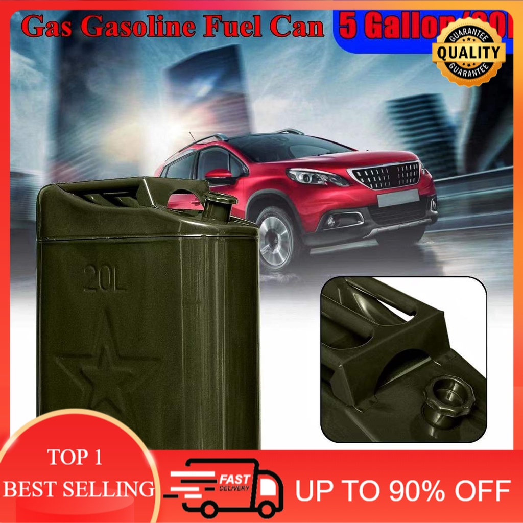 10L/20L Car Motorcycle fuel tank Petrol Gas Gasoline Can Tank | Shopee ...