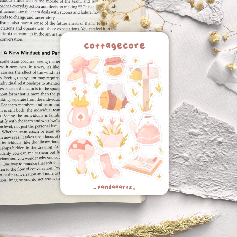 Cottagecore Sticker Sheet for Planners and Journals | Shopee Philippines