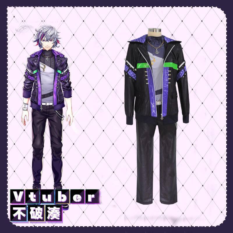 Vtuber nijisanji Fuwa Minato cos virtual idol cosplay costume | Shopee ...