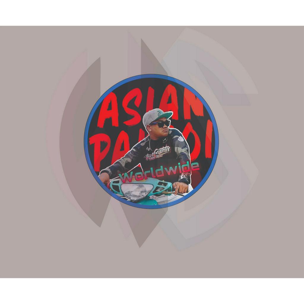 CHERRY WHITE BURGER QUEEN ASIAN PAKBOI MOTOVLOG HIGH QUALITY VINYL ...