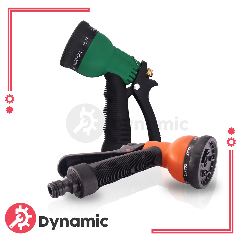 Garden Spray Heavy Duty Rubber Handle Quick Release Water Hose Nozzle ...