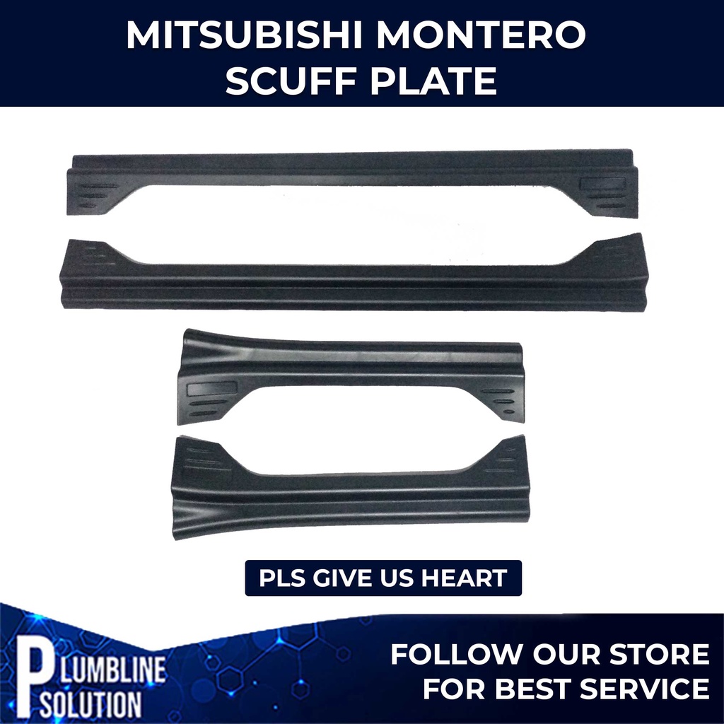 Mitsubishi Montero Sport GLS / GT / GLX 2016 - 2018 Outer Scuff Plate ...