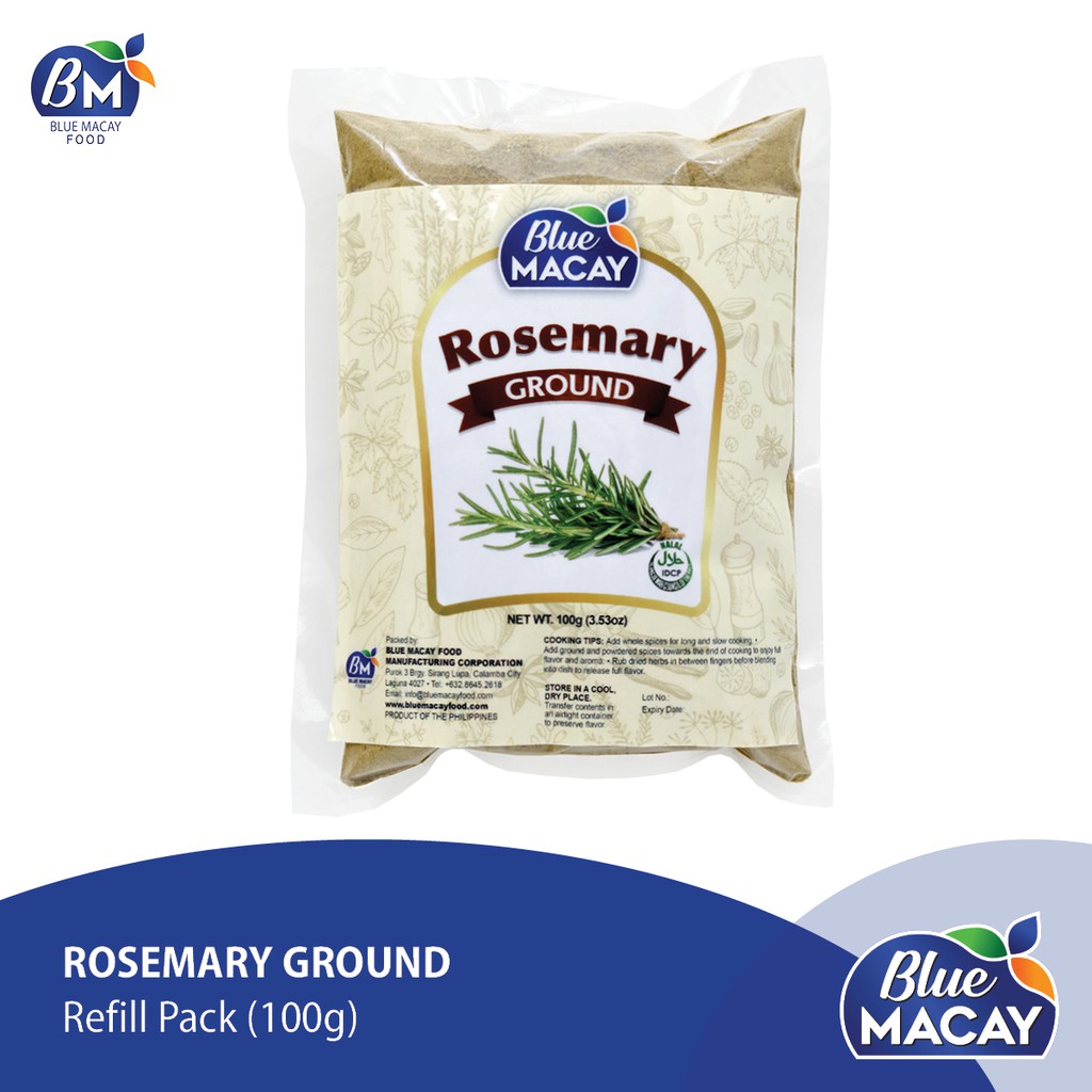 Blue Macay Rosemary Powder 100g - Pure, High-Grade Spice | Shopee ...