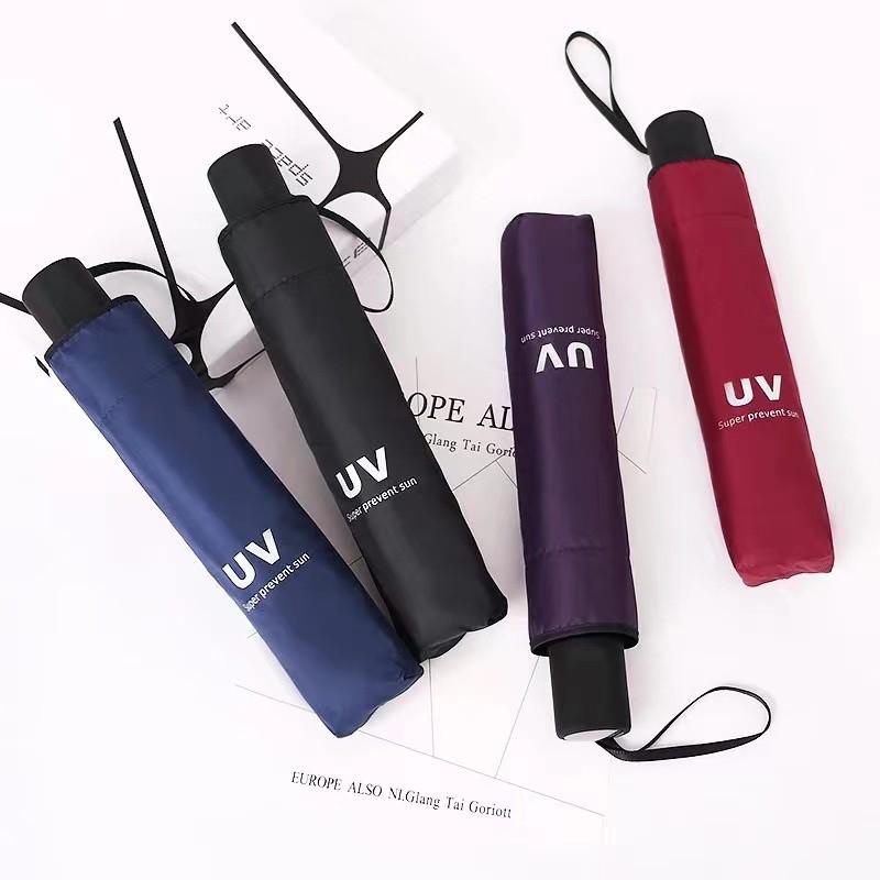 Goheaven UV Sunscreen Eight Bone Umbrella Protection Sunshade Three ...