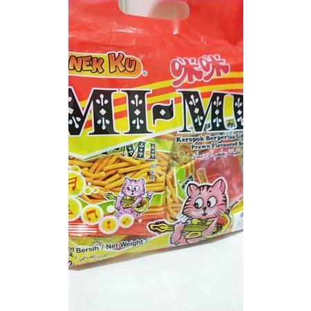 Snek Ku Mi Mi Prawn flavors Imported Singapore 200 gr 8x25 gr HALAL ...