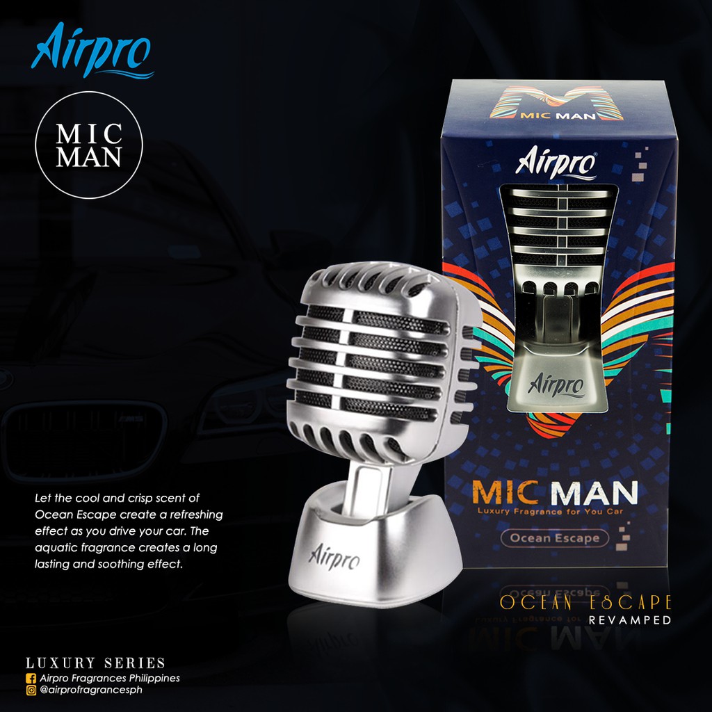 Airpro Micman Ocean Escape Car and Home Freshener | Shopee Philippines