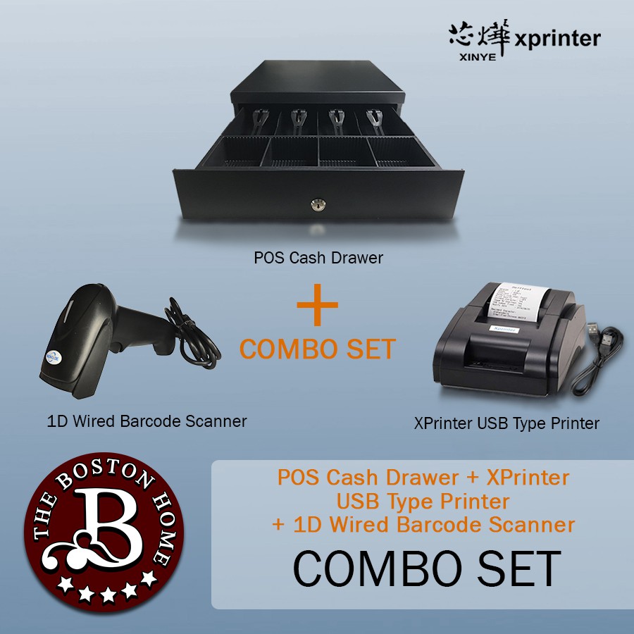 Xprinter XP- 58 IID (USB )Thermal Cash Receipt POS Printer + Cash ...