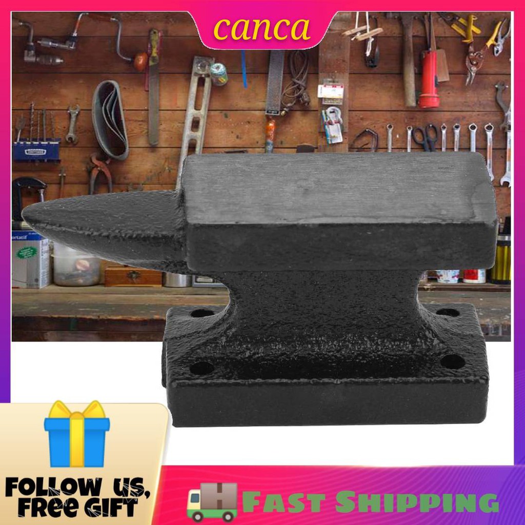 Canca 【READY STOCK】 Portable Rugged Cast Iron Anvil Blacksmith Stable ...