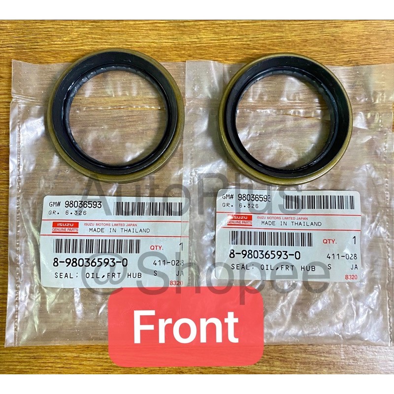 Front & Rear Hub Oil Seal (2pcs each) (4x2): Crosswind, TFR, Fuego ...