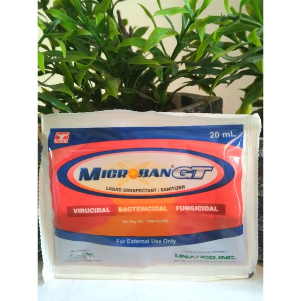 Microban GT Liquid Disinfectant/Sanitizer ( 20ml ) | Shopee Philippines