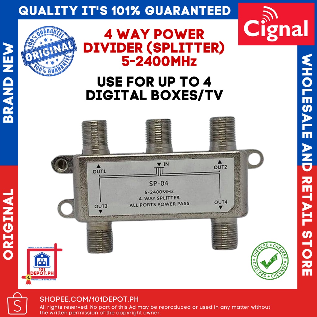 SOFTEL 2 WAY DIVIDER / 3 WAY DIVIDER/ 4 WAY DIVIDER / BOOSTER IN-LINE ...