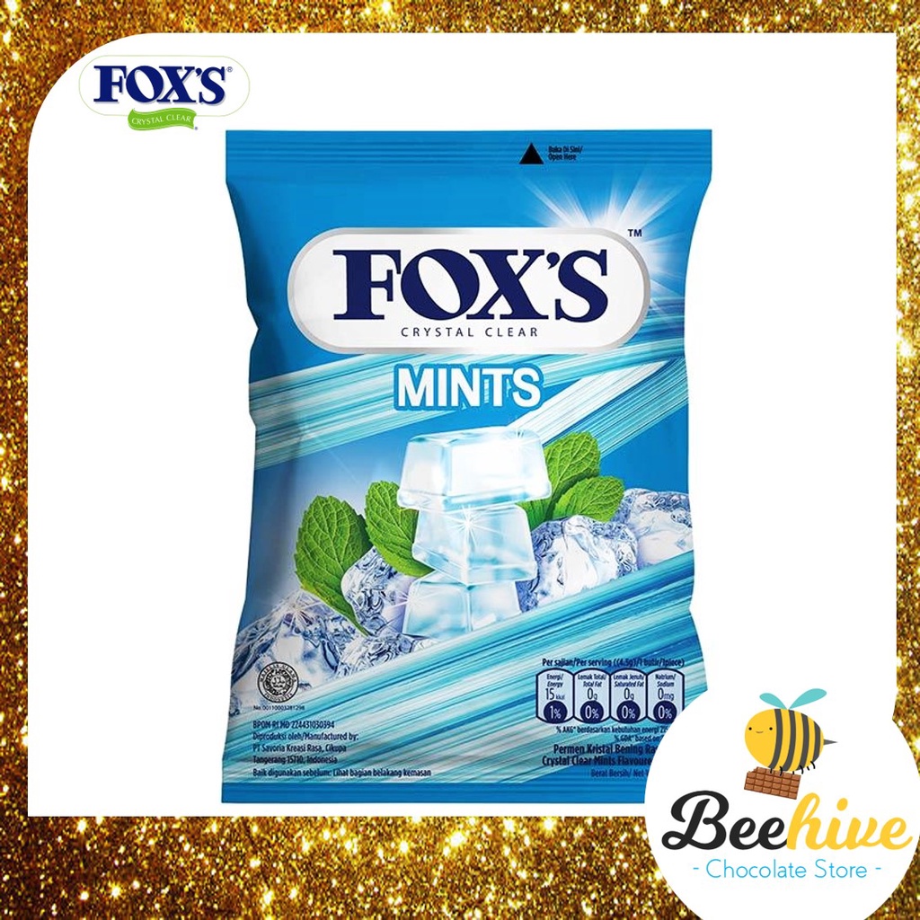Foxs Crystal Clear Mints Candy 90g | Shopee Philippines