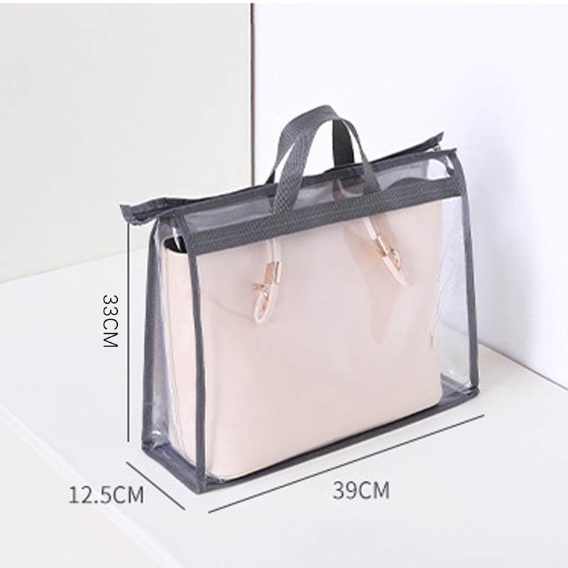 Multipurpose Transparent Bag Storage Dust Bag cover Organizer Handbag ...
