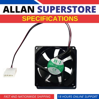 Allan Superstore Cooling Fan 80mm For Computer CPU Case Built Blower ...