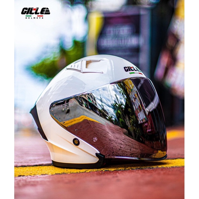 GILLE GVR V1 HALF FACE DUAL VISOR WITH LOTS OF FREEBIES | Shopee ...
