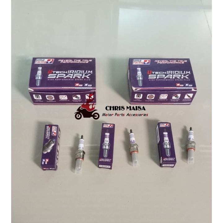 UMA SPARK PLUG IRIDIUM #9 for sniper 150/135/155/suzuki raider carb/fi ...