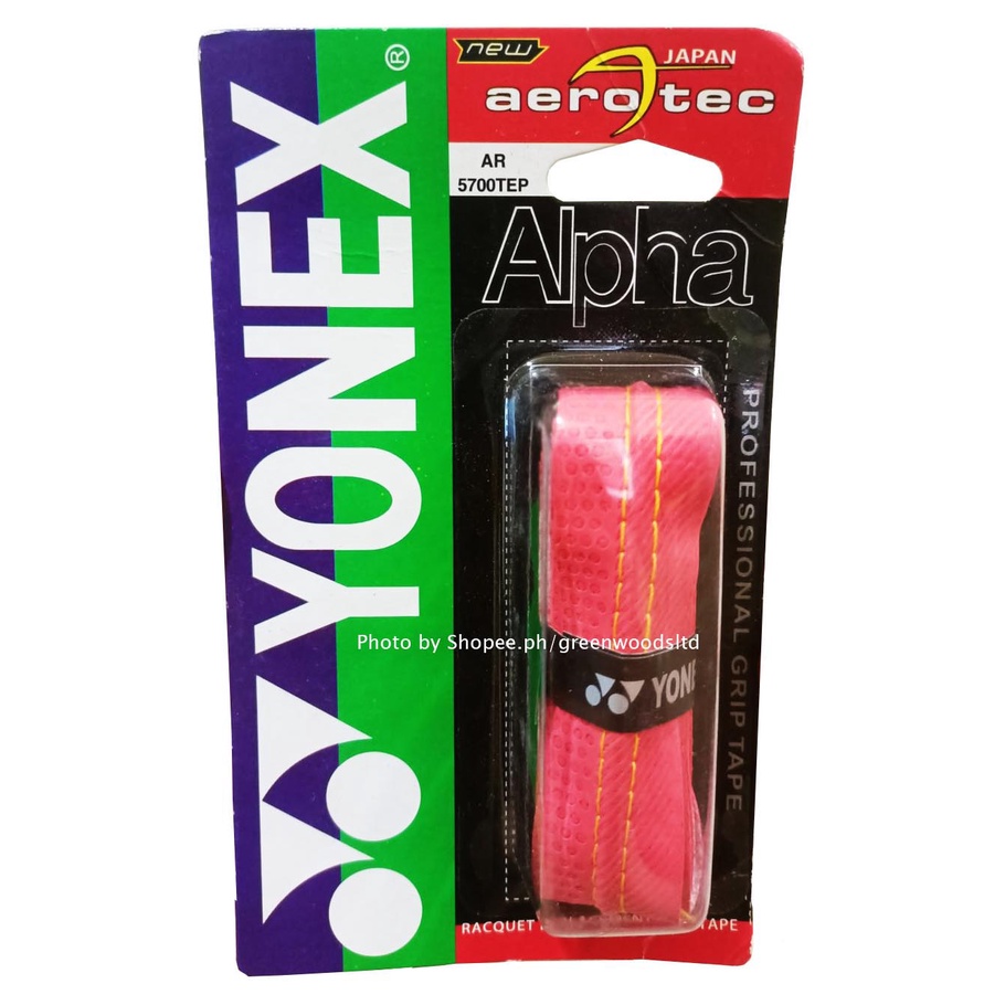Yonex Replacement Grip Aerotec Alpha AR5700TEP (Black, Yellow, Blue ...