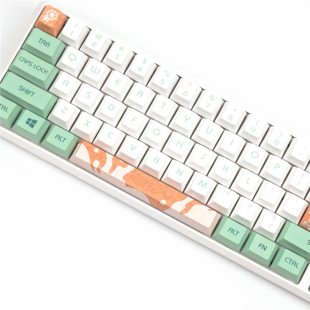 Original Mint Toffee Keycaps Mechanical Keyboard Keycap PBT Key Cap ...