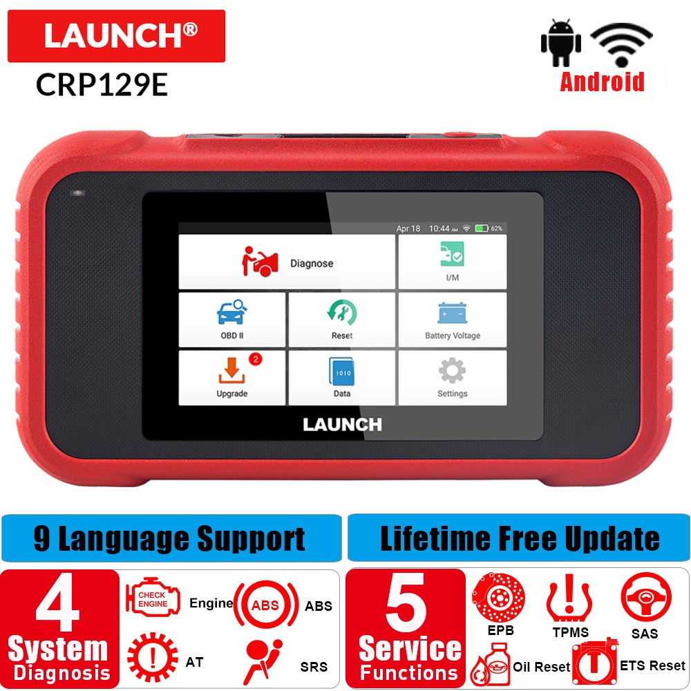 Launch X431 CRP129E CRP123E CRP129 CRP123 Creader VIII OBD2 diagnostic ...