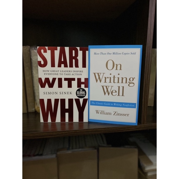 Start With Why + On Writing Well Book Bundle [Original] | Shopee ...