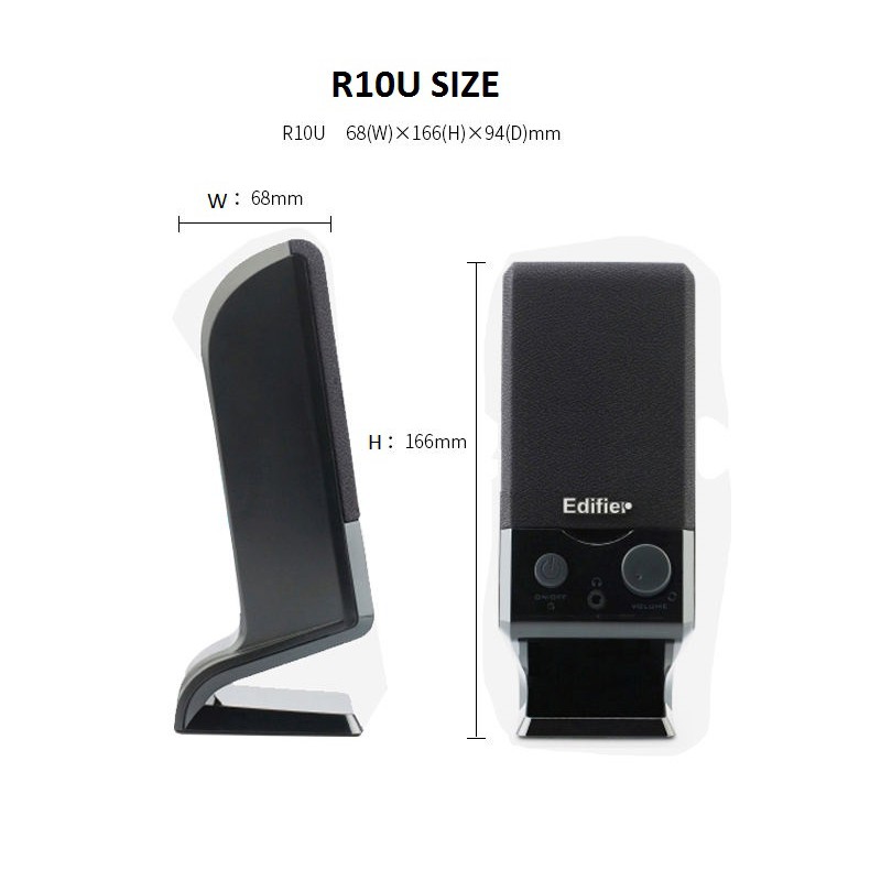 EDIFIER / Cruiser R10U mini desktop speakers USB notebook small stereo ...