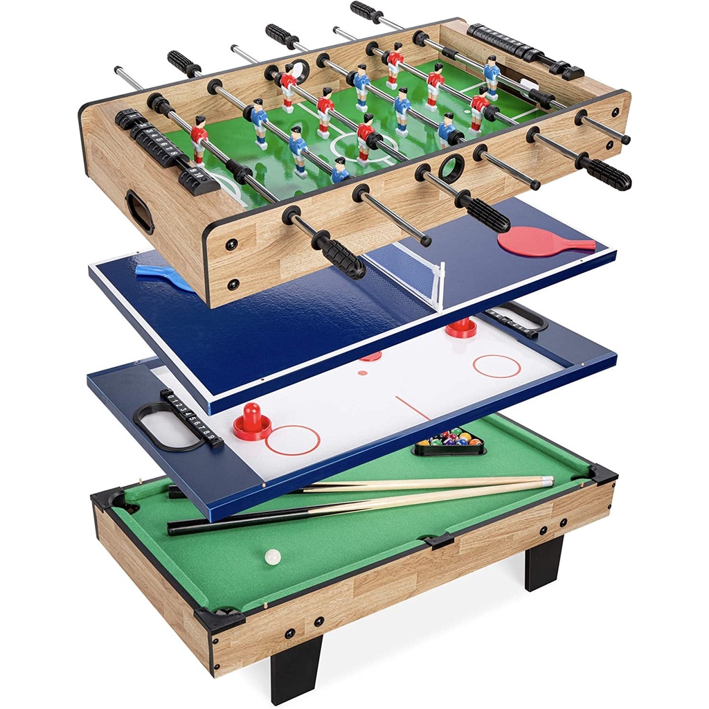 4In1 MULTIGAME TABLE (Hockey, Billiards, Table Tennis, and Launch ...