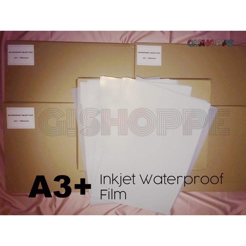 Milky Waterproof A3+ Inkjet Transparency Film for Screen Printing (100 ...