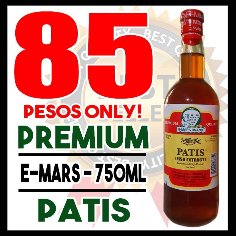Premium EMARS Special Pure Patis from Pangasinan | Shopee Philippines