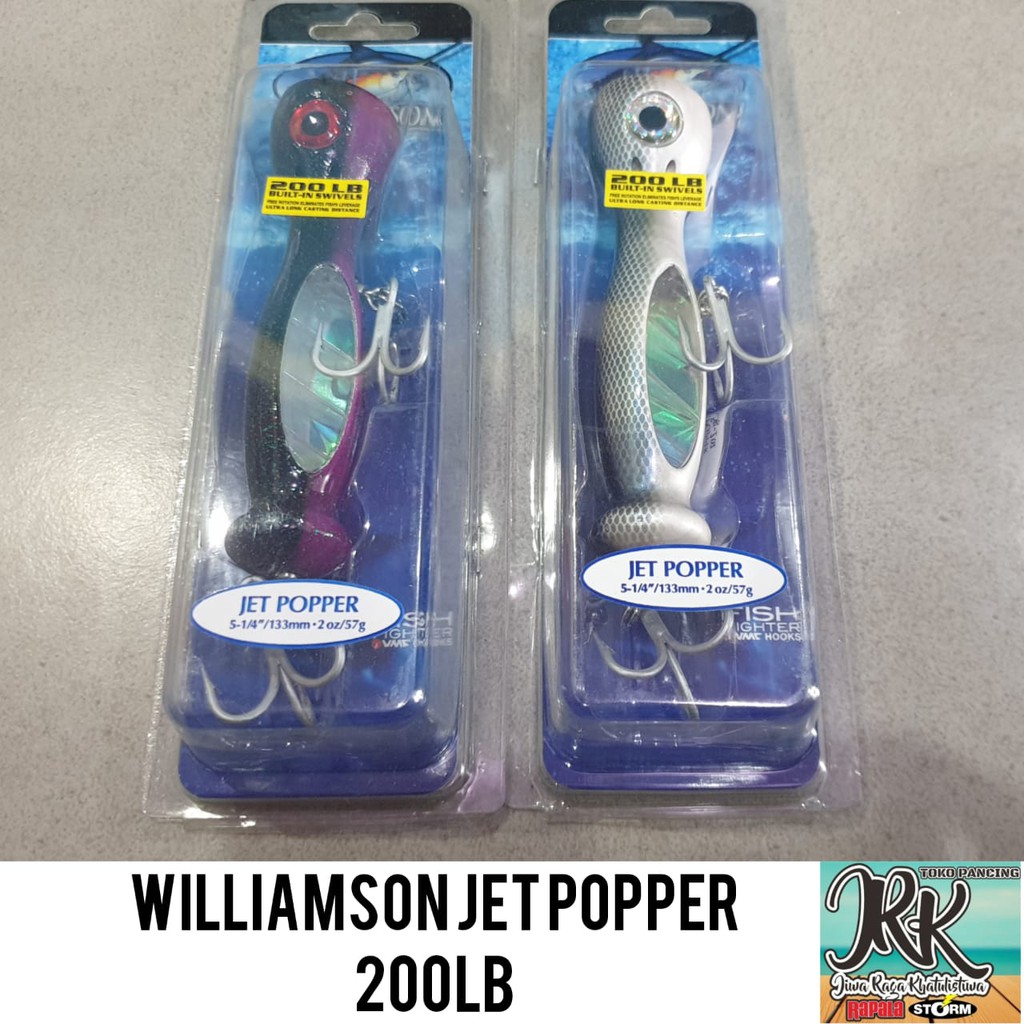 Williamson Jet Popper Fishing Lure 5-200lb | Shopee Philippines