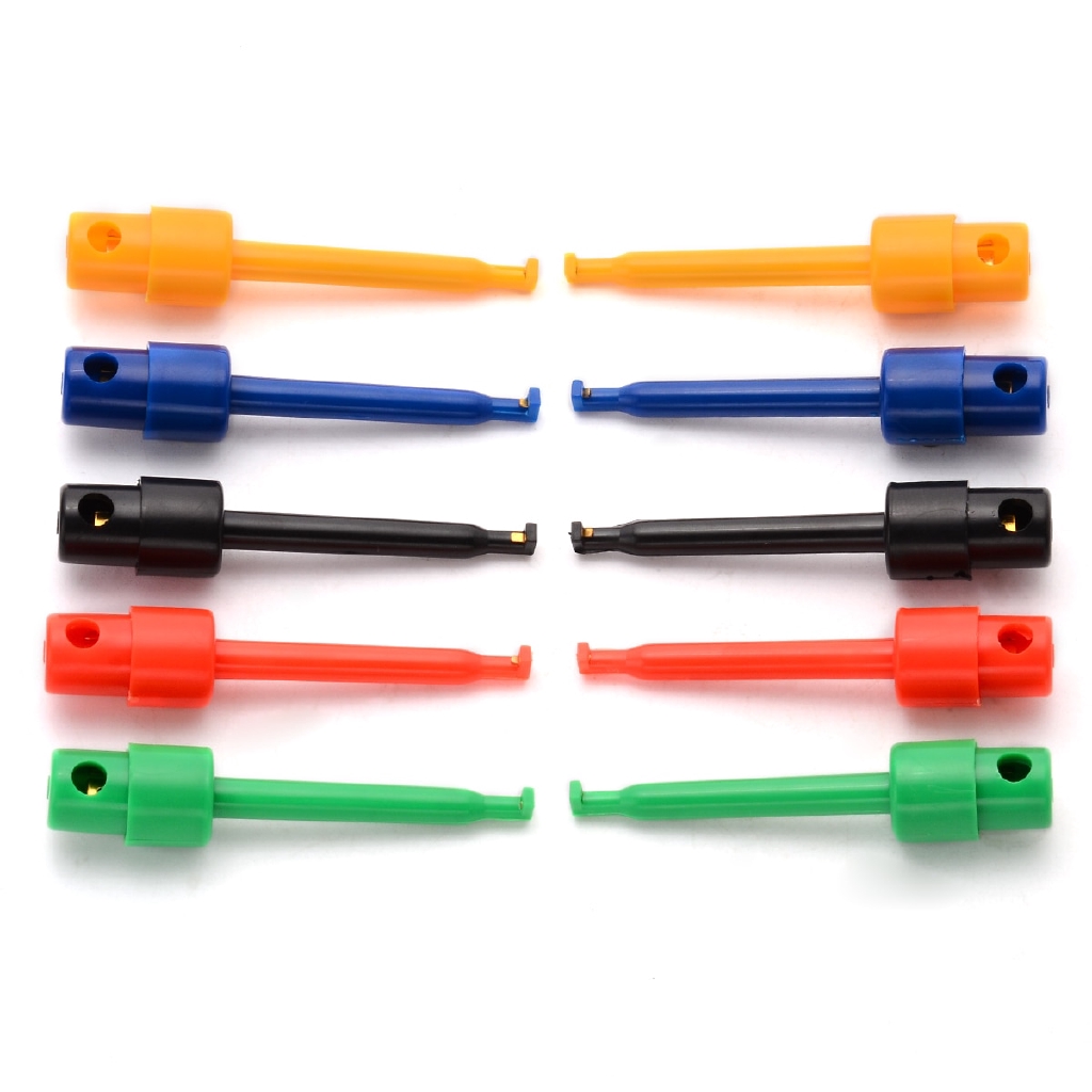 10Pcs Lead Wire Kit Test Hook Clip Grabbers Test Probe SMT/SMD for ...