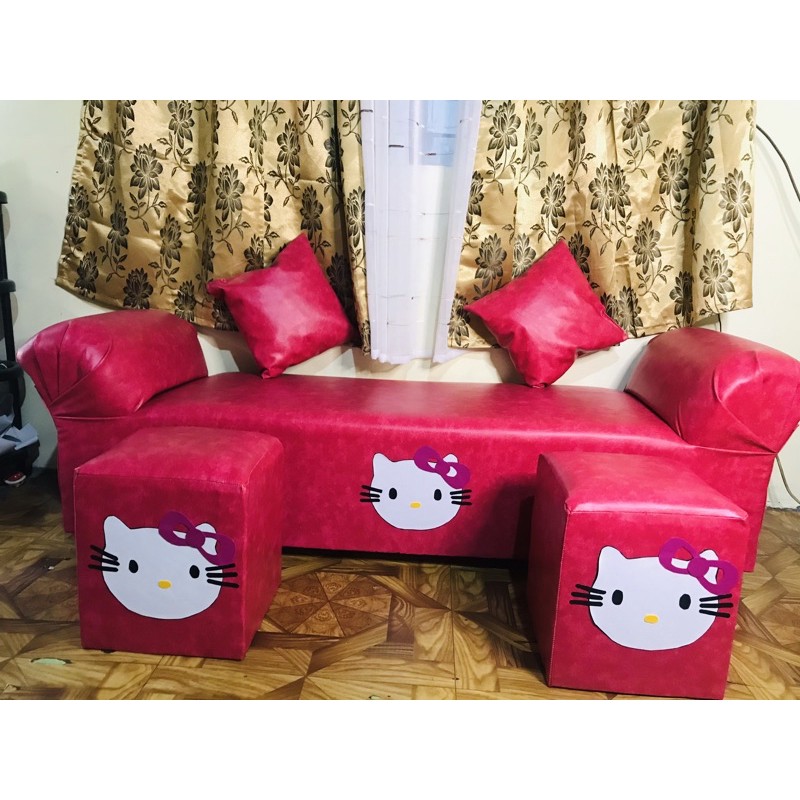 AINIGRIVS CLEO SOFA SET WITH HELLO KITTY DESIGN | Shopee Philippines