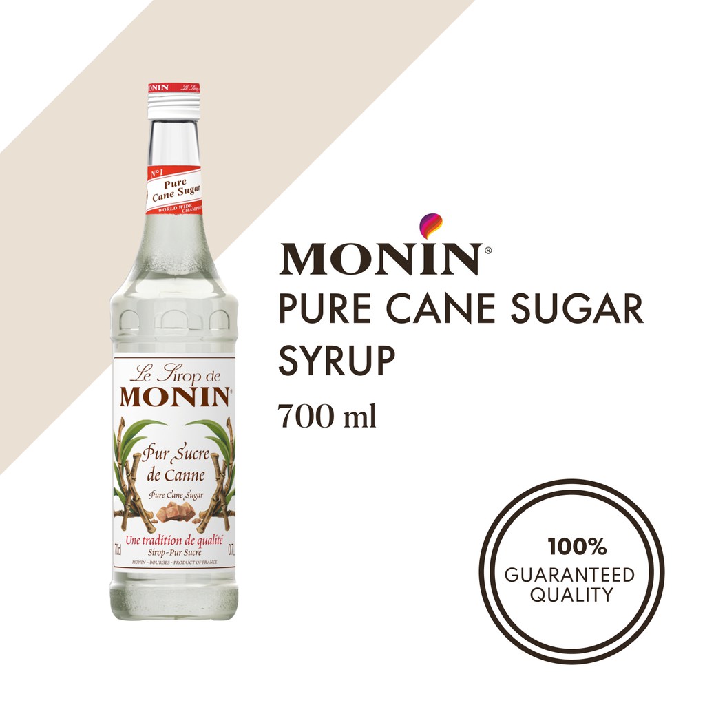 Monin Pure Cane Sugar Syrup 700ml(Glass) /1Liter (PET) | Shopee Philippines