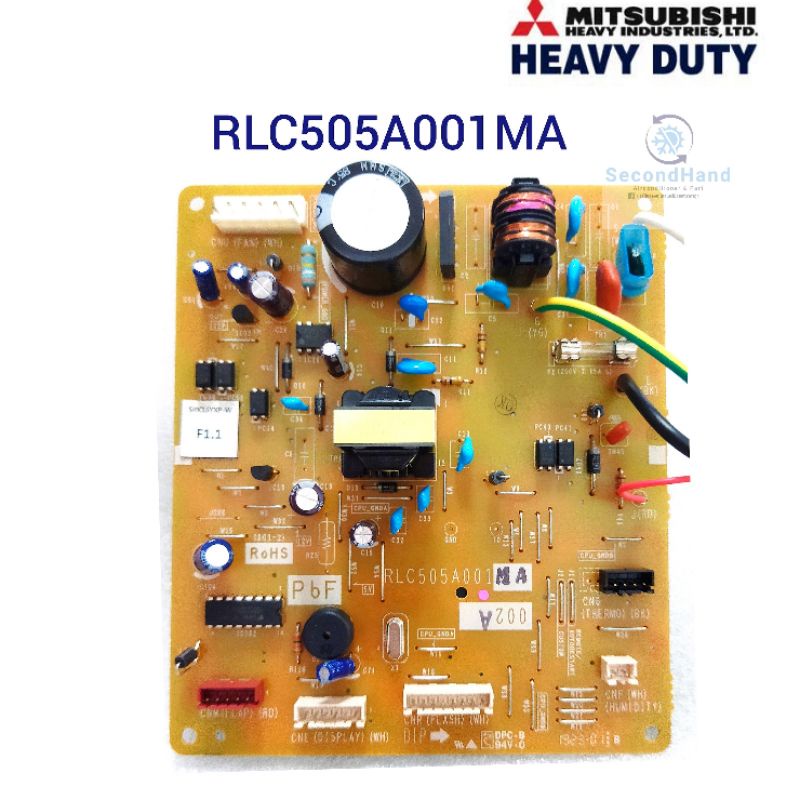 Mitsubishi Heavy duty Air Conditioner Circuit Board Model SRK15YXP-W (Code On The Panel ...
