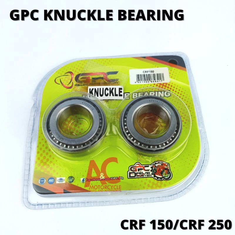 GPC Knuckle Bearing Set for KLX 150, XTZ 125, CRF 150/250, XR125/150/ ...
