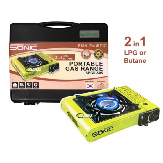Sonic SPGR-505 2in1 Portable Gas Range / Gas Stove (Butane/LPG) •khm ...