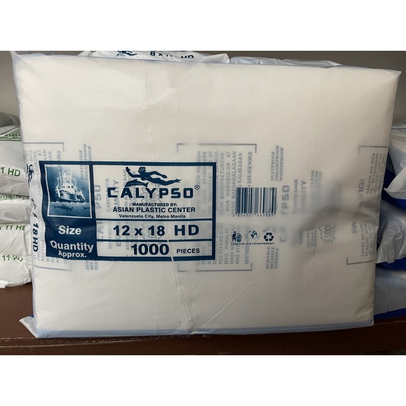 1000pcs Calypso HD 12x18 Plastic Labo (For 3 Kilo) | Shopee Philippines