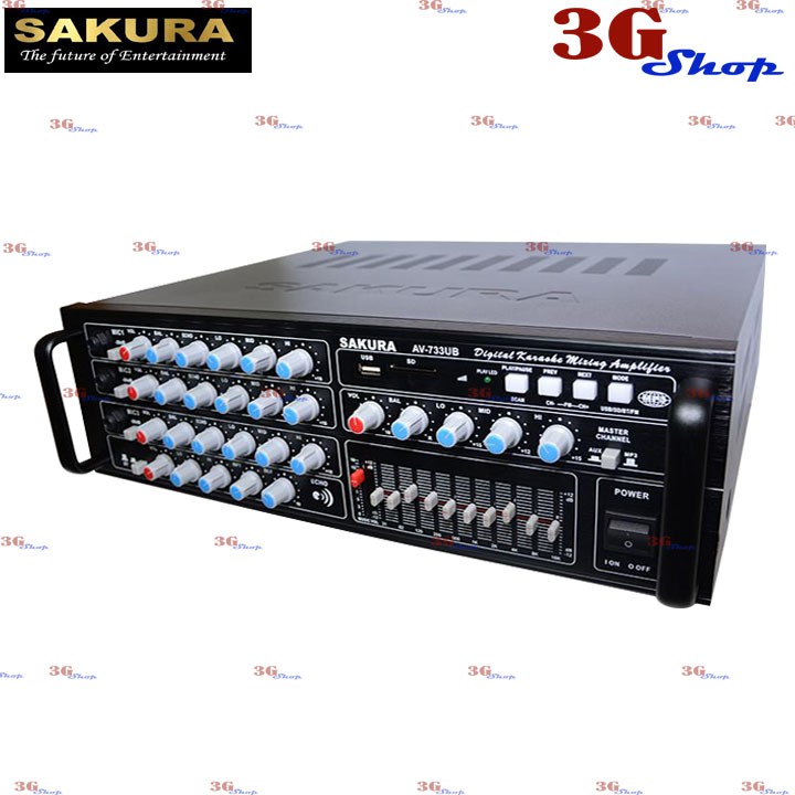 Sakura AV-733UB Digital karaoke Mixing Amplifier Original | Shopee Philippines