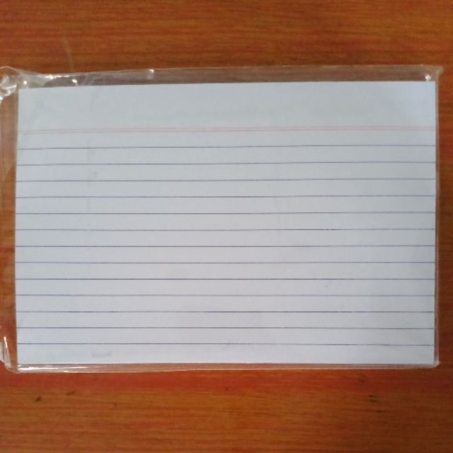 Index Card 4 X 6 one fourth Paper 15pcs Shopee Philippines
