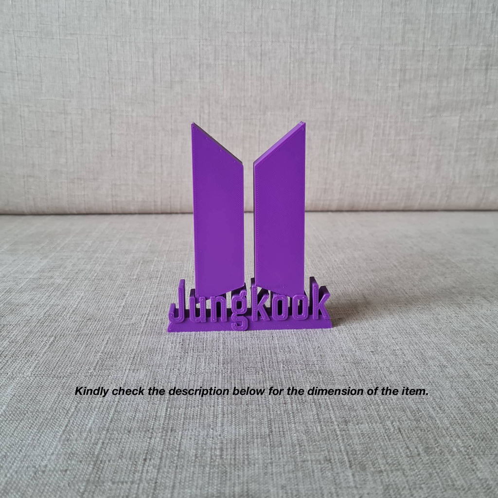 3D Printed Kpop Logo Decor (BTS Logo Jungkook) | Shopee Philippines