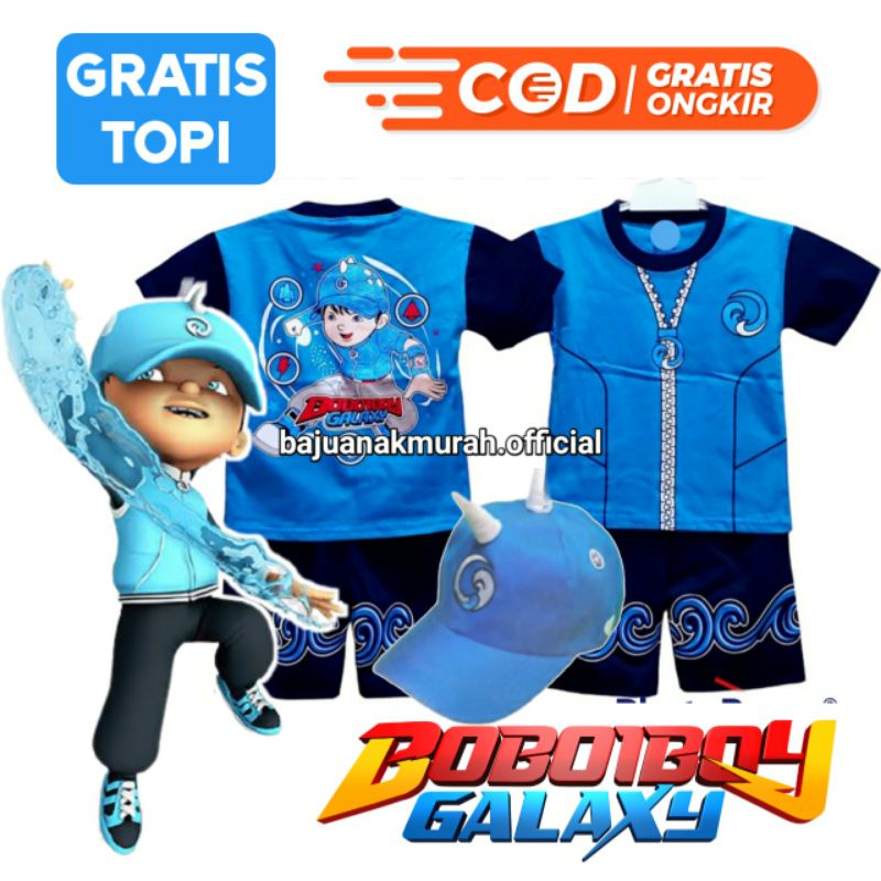 Boboiboy Clothes For Boys Free Hats/BOBOIBOY HALILINTAR Clothes/Boys ...