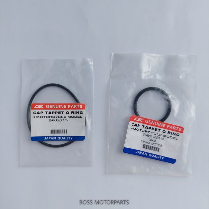 MOTORCYCLE TAPPET CAP O-RING BARAKO 175 / XRM, WAVE 110 / XRM, Wave 125 ...
