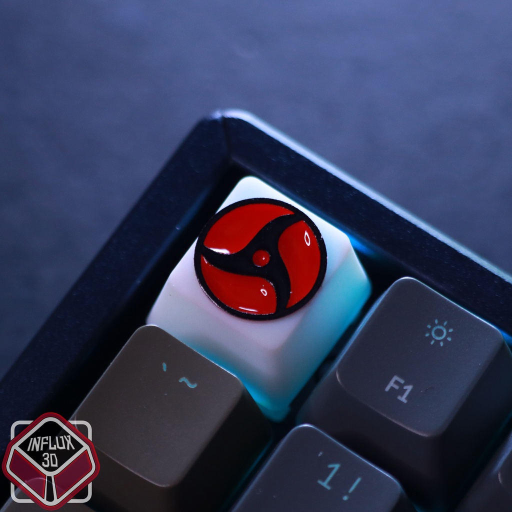Naruto Sharingan Itachi Mangekyo Keycap Mechanical Keyboard | Shopee ...