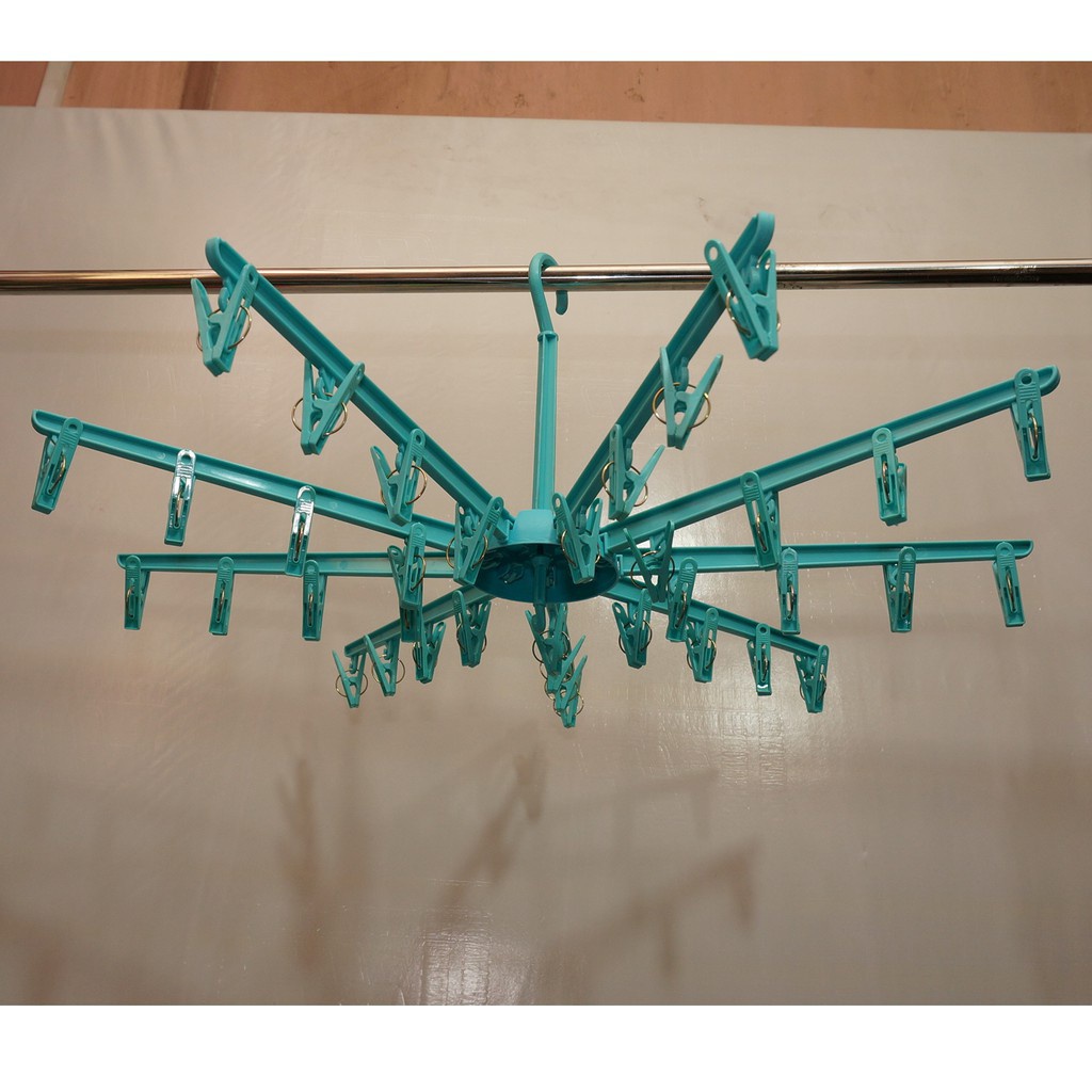 HANGER WITH CLIP 36 CLIPS (Random Color) | Shopee Philippines
