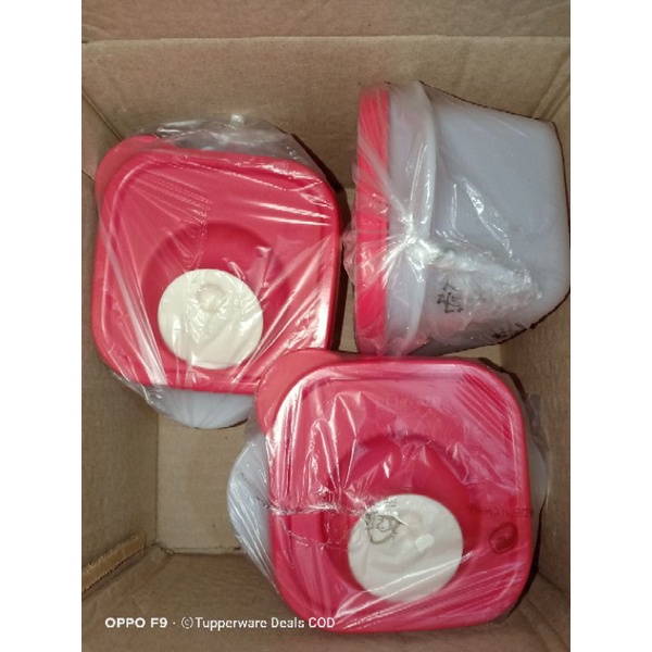 Tupperware Crystalwave Mini Square Bowl Set of 3pcs | Shopee Philippines