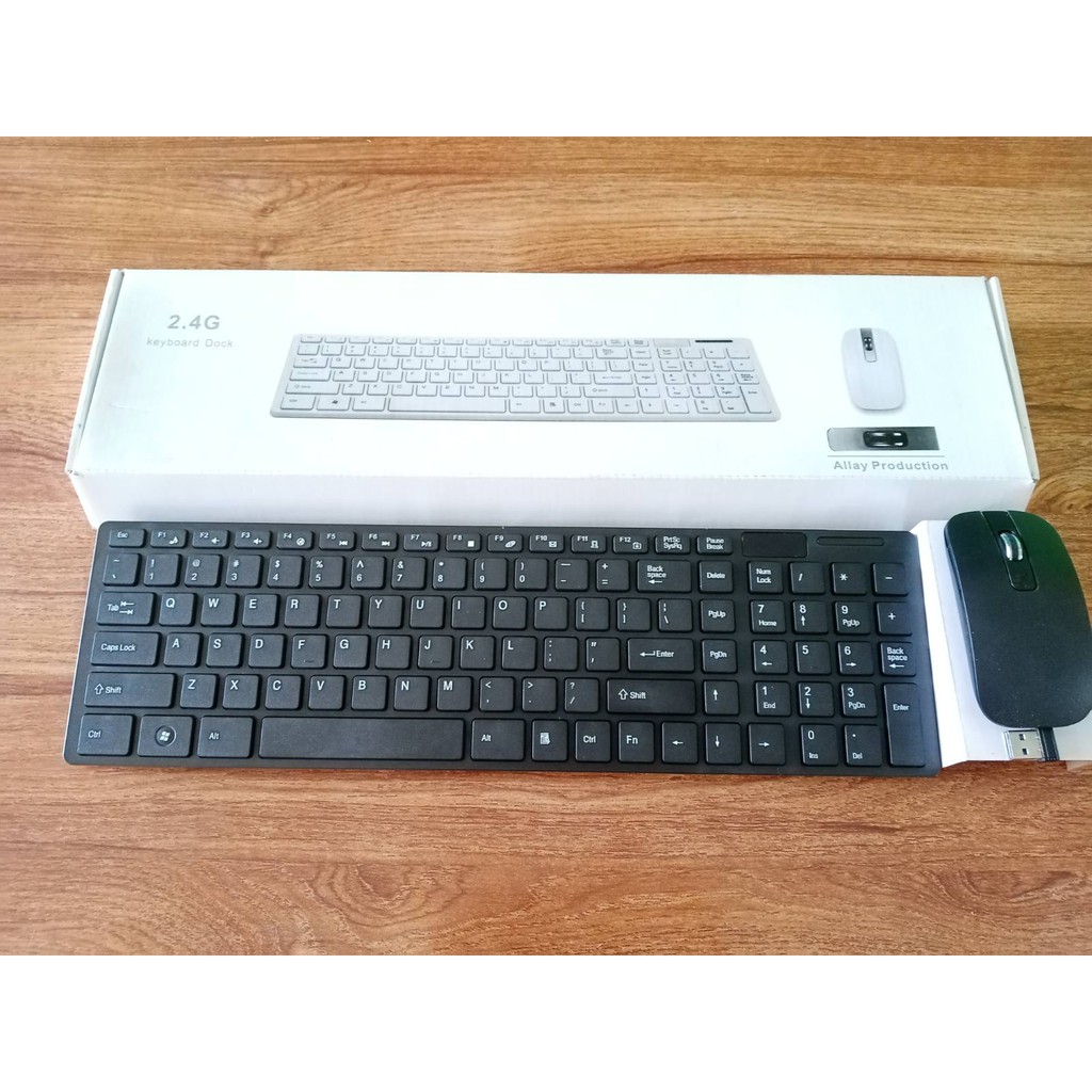 Wireless Keyboard and Mouse (Super Slim) | Shopee Philippines