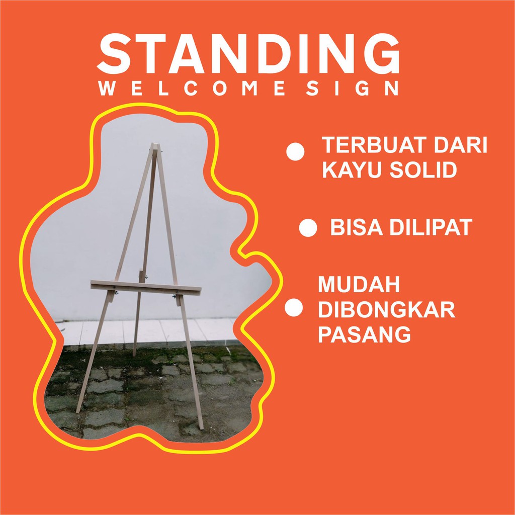 Standing WELCOME SIGN WEDDING | Shopee Philippines