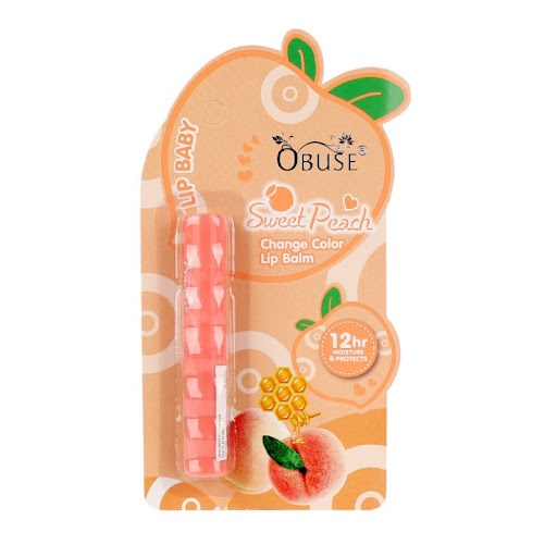 [ORIGINAL Thailand 100%] Lip Balm SWEET PEACH Obuse/Lip Balm Obuse/Lip ...