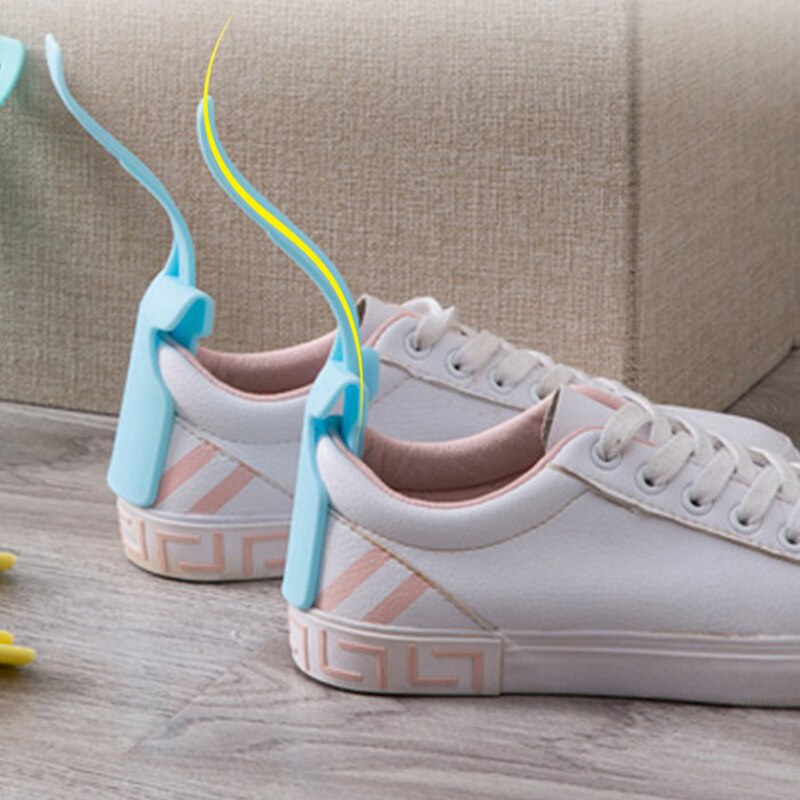 2pcs Household Shoe Slider Aid Helper Kit Helps Put on Off Shoe No Need ...