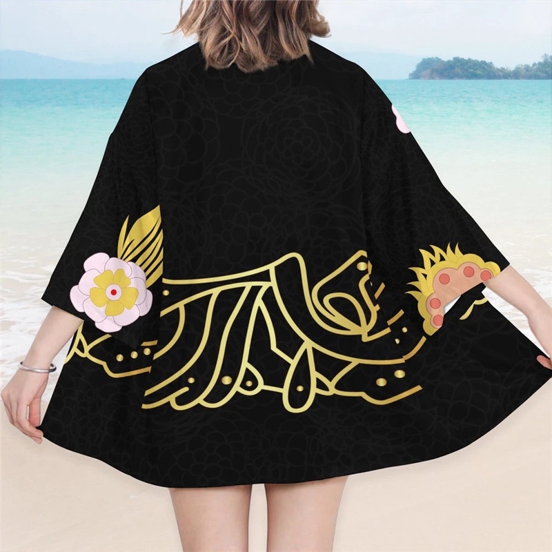 Anime Demon Slayer: Kimetsu no Yaiba Cosplay Costume Kimono Iguro ...