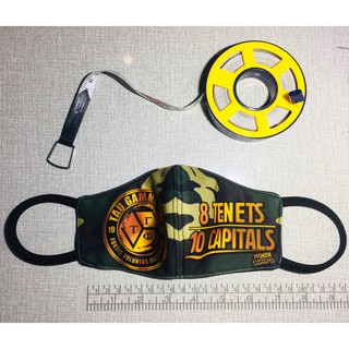 8 TENETS 10 CAPITALS (TRISKELION CODE OF CONDUCT) FULL SUBLIMATION FACE ...